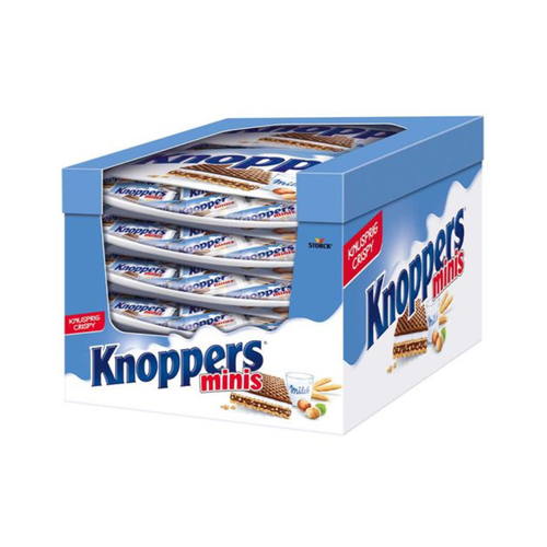 12x Knoppers Minis Klein im Format groß im Geschmack! der Snackn für ...