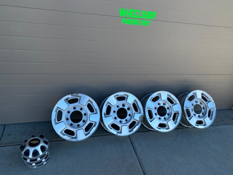 17" CHEVROLET SILVERADO 2500 3500 HD CHEVY OEM FACTORY STOCK WHEELS ...
