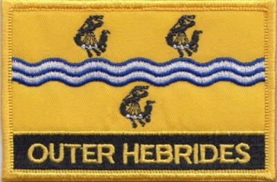 Scotland Outer Hebrides Flag Embroidered Patch Badge - Sew or Iron on ...