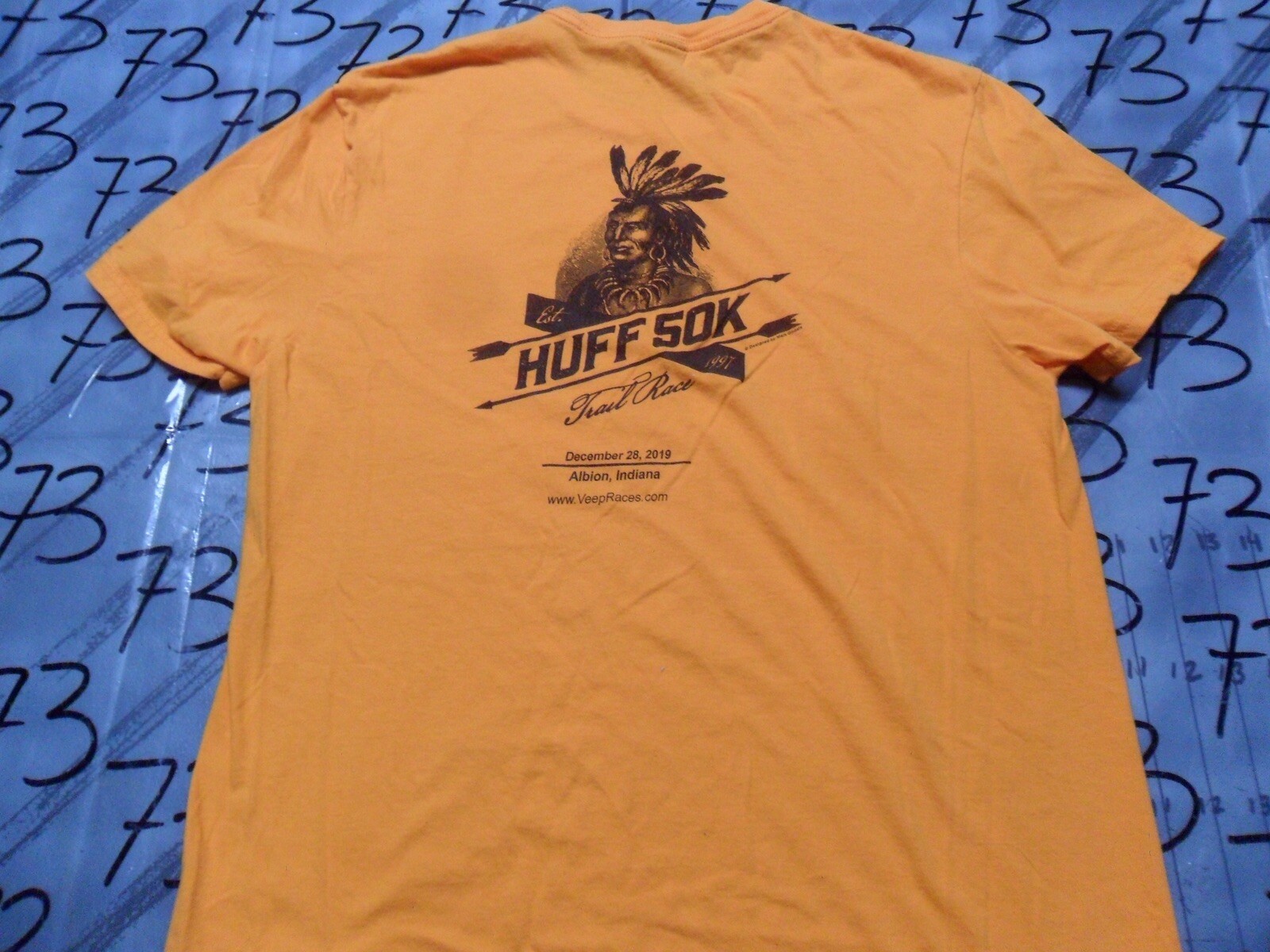 Small Huff Soak 50K Trail Race T Shirt | eBay
