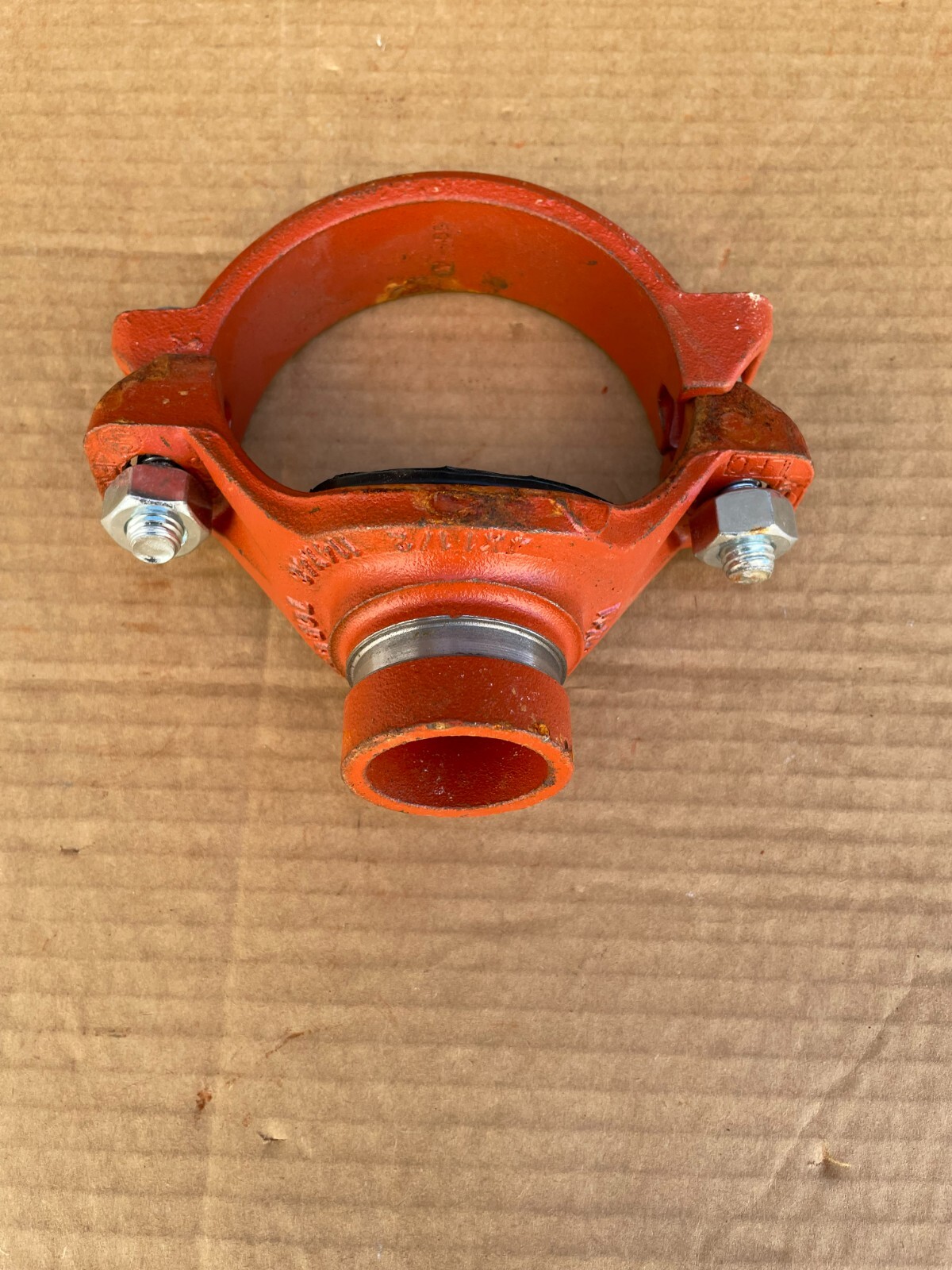 Victaulic Mechanical Tee Bolted Branch Pipe Fitting, 4"x 1-1/2"- 4mm, S ...