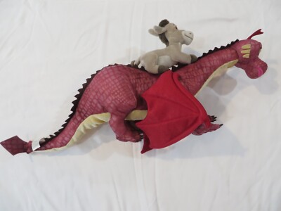 Universal Studios Shrek 4-D 23" Donkey Riding Dragon Plush Toy Rare! | eBay