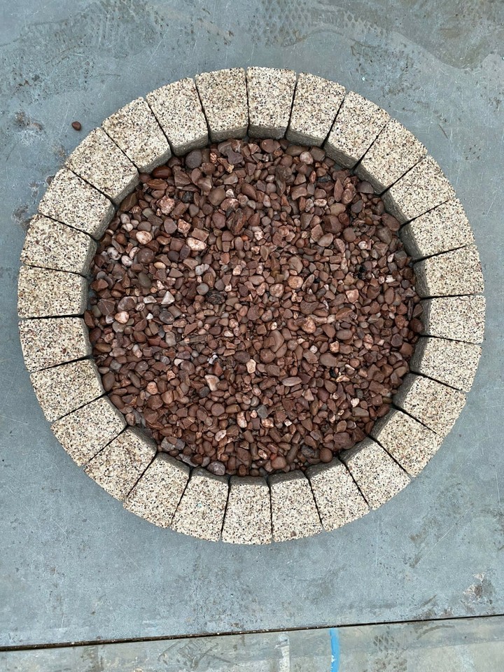 78 garden bricks circle tree surround grass edging border granite stone ...