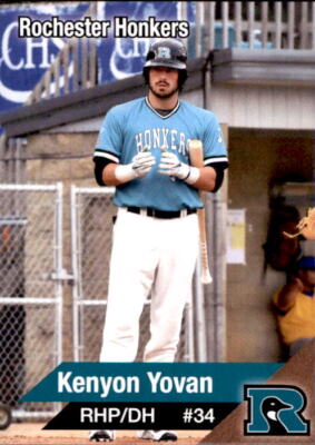 2017 Rochester Honkers Team Issue 30 Kenyon Yovan Beaverton Oregon ...