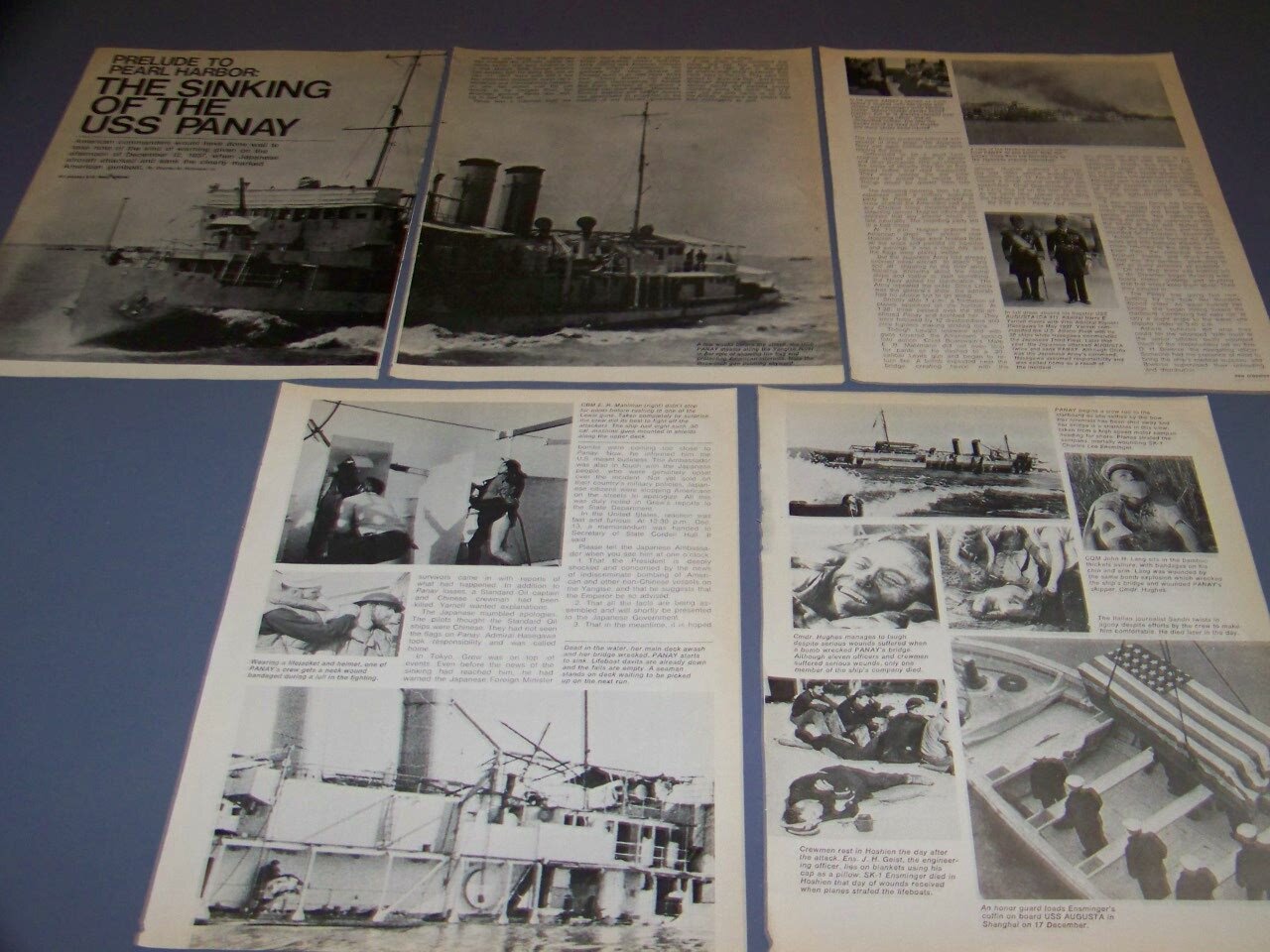 HISTORY..USS PANAY HISTORY..HISTORY/DETAILS/PHOTOS..RARE! (439T) | eBay