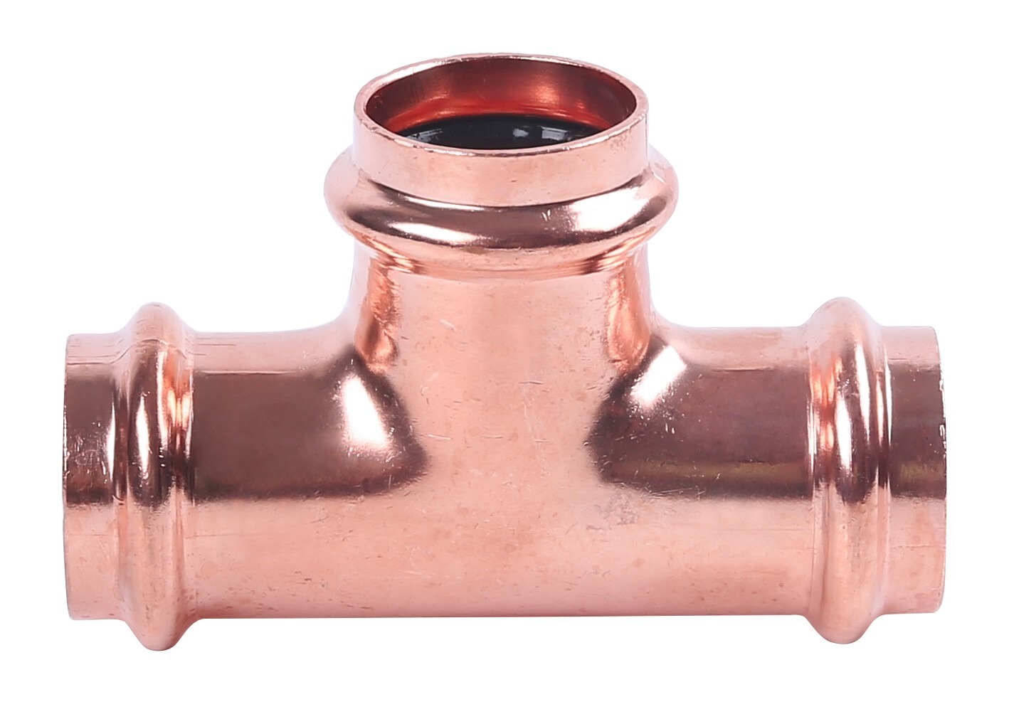 EZ-FLUID 2" Copper Press Tee Fittings, ProPress Copper Press 3 Way Tee ...