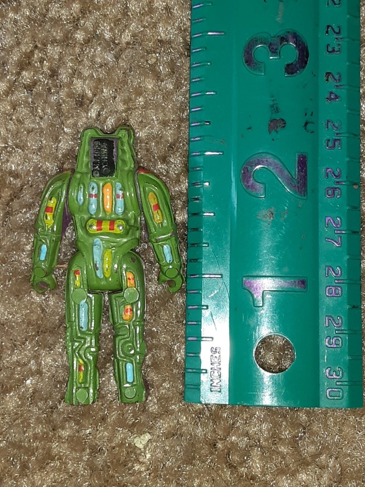 Mattel 1989 Asynk Computer Force Action Figure Purple Green from ...