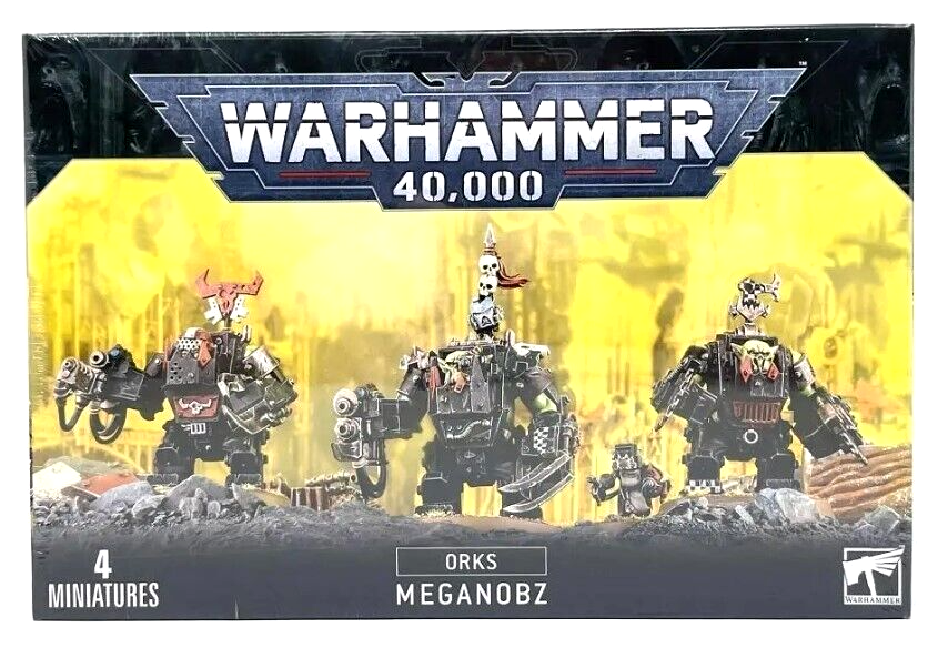 Orks Meganobz Warhammer 40K NEW in BOX Ork Kombi Klaw Killsaws Mega ...