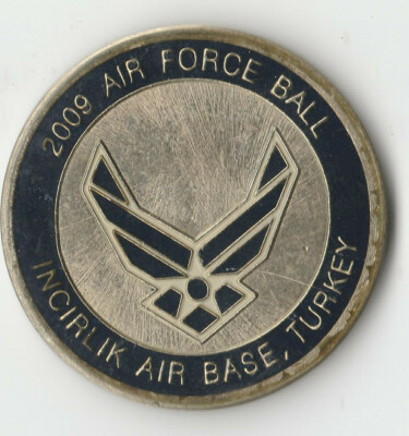 USAF BALL INCIRLIK AIR BASE TURKEY Challenge Coin 1.75" DIA C-1 | eBay