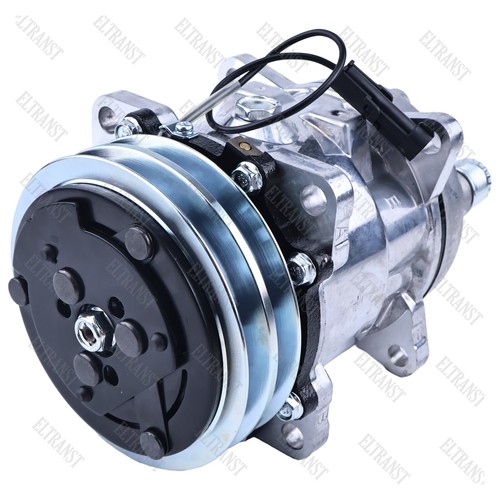 12V 2 Grooves 125 mm SD5H09 A/C Compressor 5077 Fit For Sanden | eBay