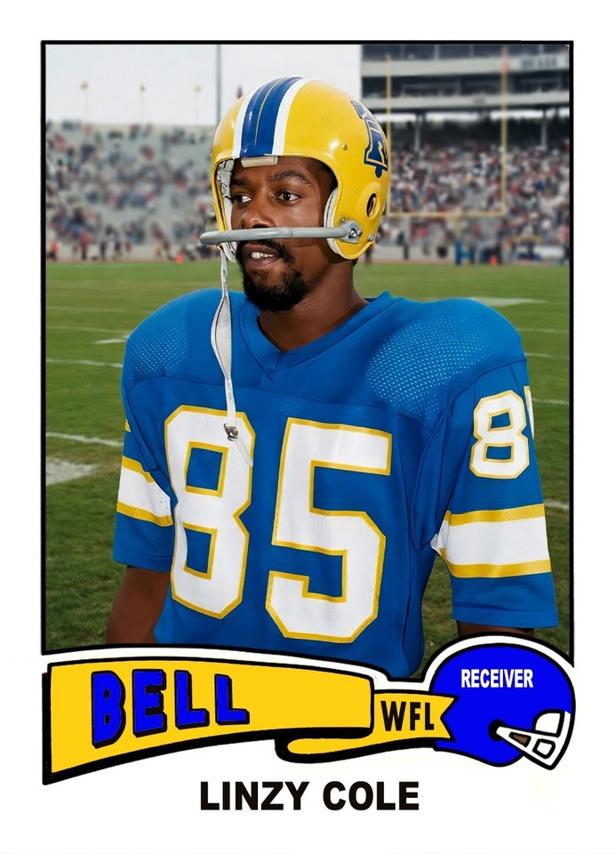 THROBACK custom Football Card WFL Philadelphia Bell Set King Corcoran ...