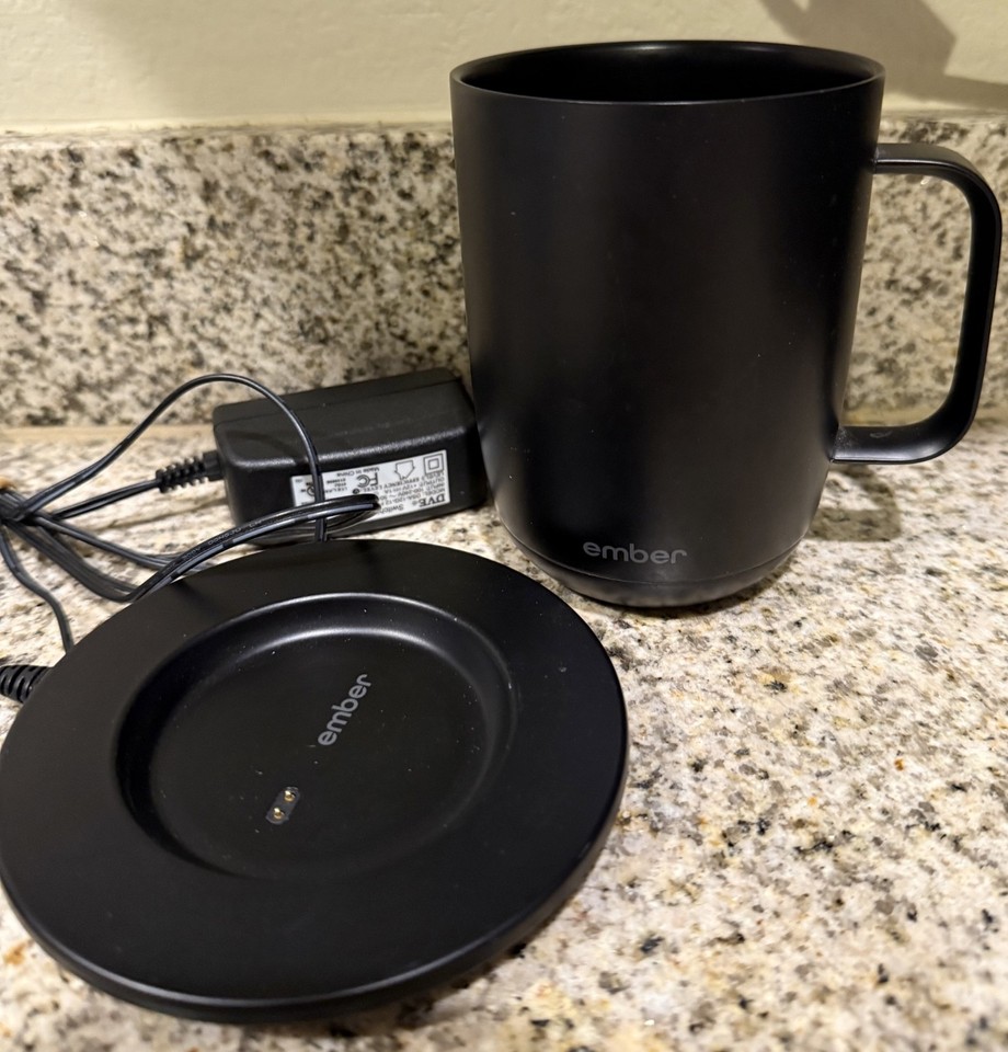 Ember Temperature Control Smart Mug 14 Oz Heated Coffee Mug - Black ...