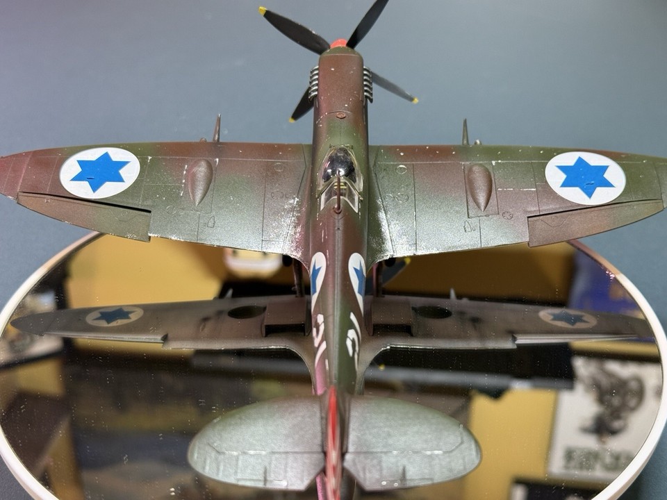 Built Model Supermarine Spitfire MkIX Israeli Defense Force 1/48 Scale ...