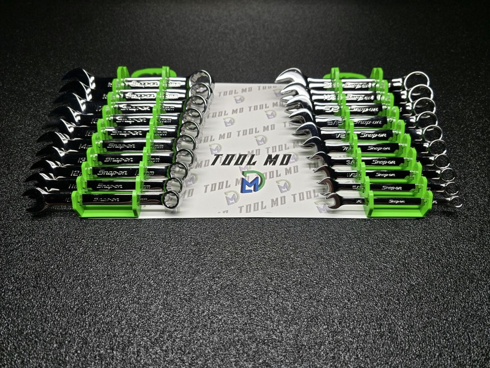 Snap-on Tools USA NEW 20pc SAE & Metric Short Combination Wrench Sets w ...