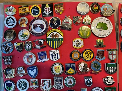 WELSH FOOTBALL CLUB ENAMEL LAPEL BADGES | eBay
