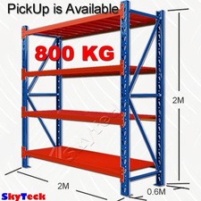 SkyTech 202BG Metal Storage Shelves Up to 800kg 200x200x60cm - Grey ...