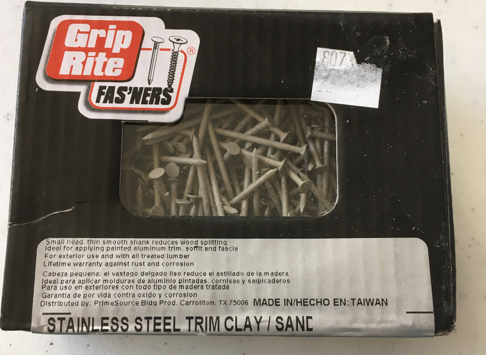 Grip-Rite 1-lb 15-Gauge 1-1/4-in Clay Trim Nails 114STTRMC1 for sale ...
