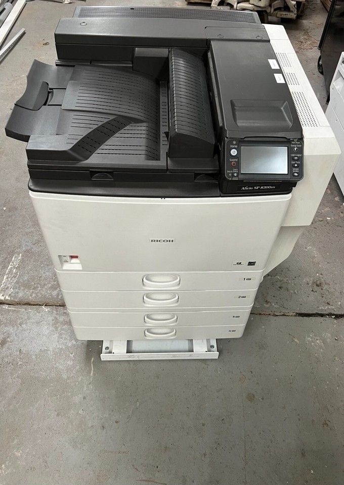 Ricoh Aficio SP 8300DN Black and White Laser Printer | eBay