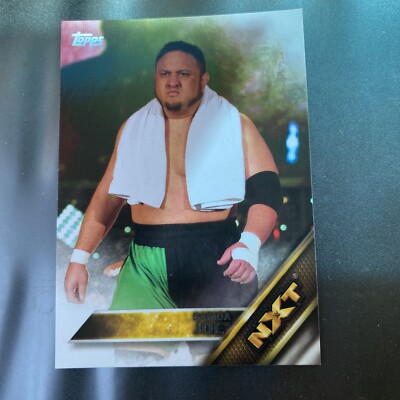 Samoa Joe 2016 Topps Then Now & Forever WWE - #11 - NXT mint | eBay