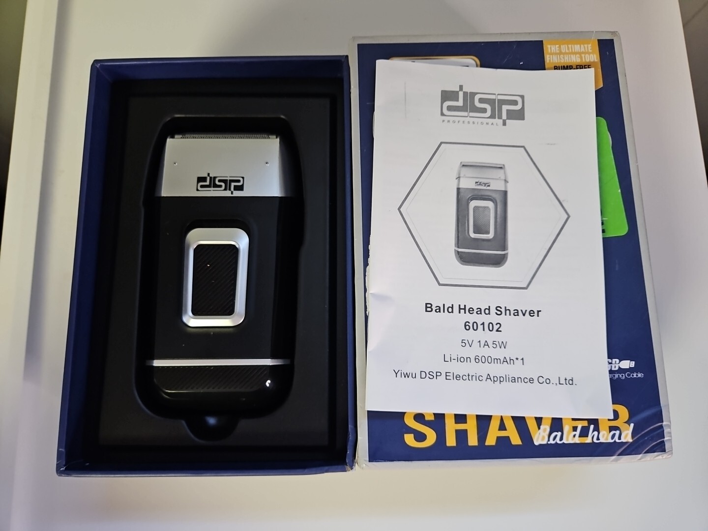 DSP Professional Bald Head Shaver Model 60102, Type-C Charger Not ...