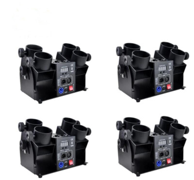 4 Tube Confetti Machine Cannon DMX512 4 Channels for Disco Party ...