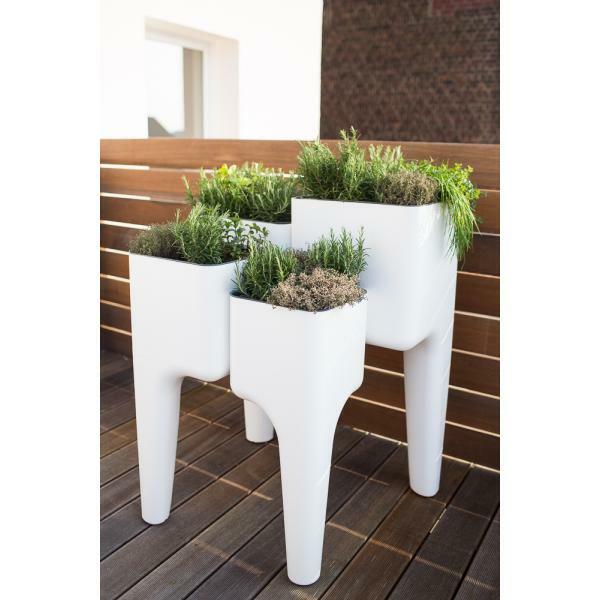 HURBZ Vegetable Spirit Kiga Contemporary Kitchen Garden Planter Table ...