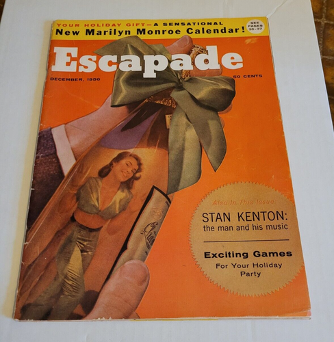 Escapade December 1956 Magazine - Marilyn Monroe Nude Centerfold ...