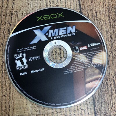 Microsoft OG Xbox Disc Only Tested X-Men Legends | eBay