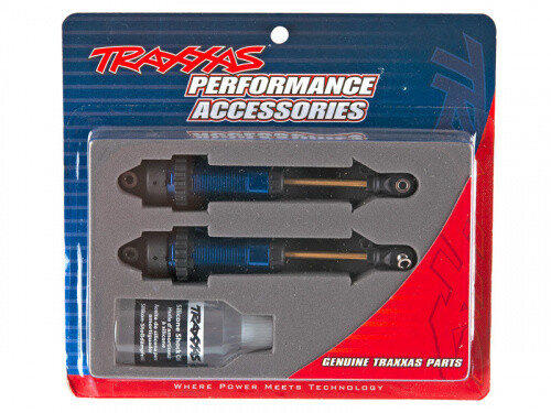 Traxxas GTR XXL Shock Blue Anodized PTFE-Coated TiN Piston Rod TRX7462 ...