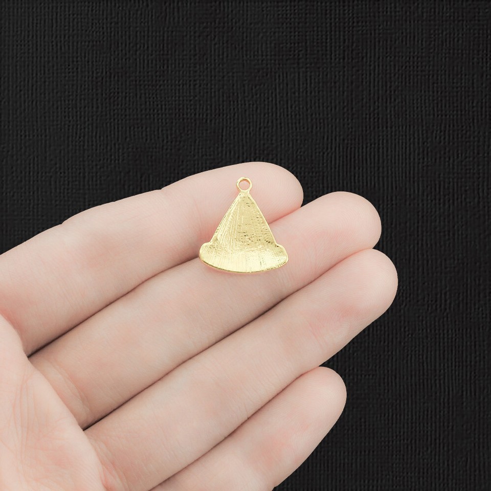 4 Pizza Gold Tone Enamel Charms - E1238 | eBay