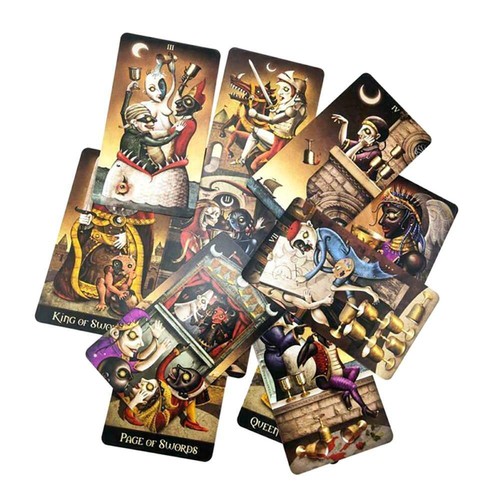 78Pcs Deviant Moon Tarot Deck Cards Divination Prophet Modern Card Game ...