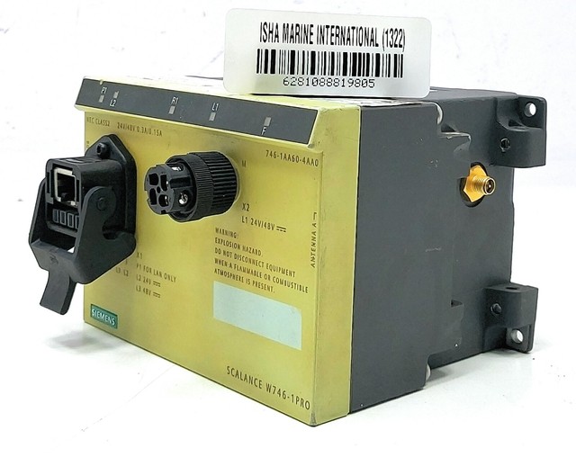 Siemens Scalance W746-1PRO Simatic Net Module 746-1AA60-4AA0 for sale ...