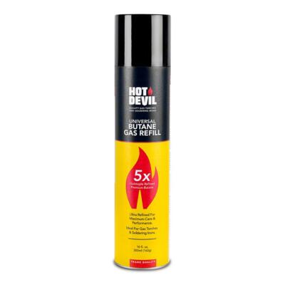 1PC Hot Devil HDGAS5 Butane Gas Refill Bottle 300g 5x Purified HDGAS5 ...
