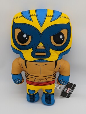 X-Men Wolverine Lucha Libre 17.5" Plush Doll Stuffed Animal Toy by ...