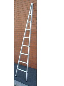 2.5M 8`SINGLE ALUMINIUM WINDOW CLEANERS / CLEANING LADDER WITH GLAZING ...