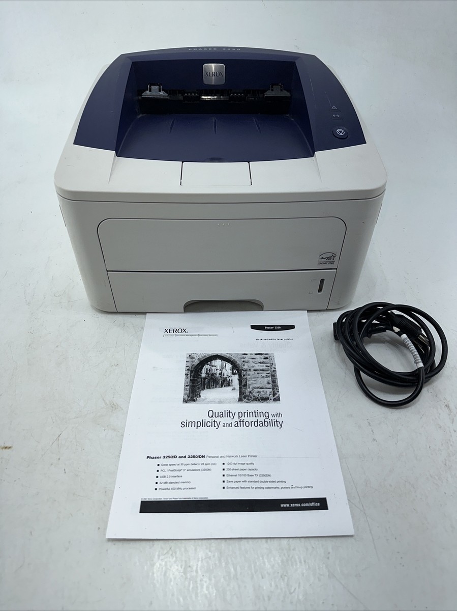 Xerox Phaser 3250dn Printer Monochrome Laser Series Printer Cartridges