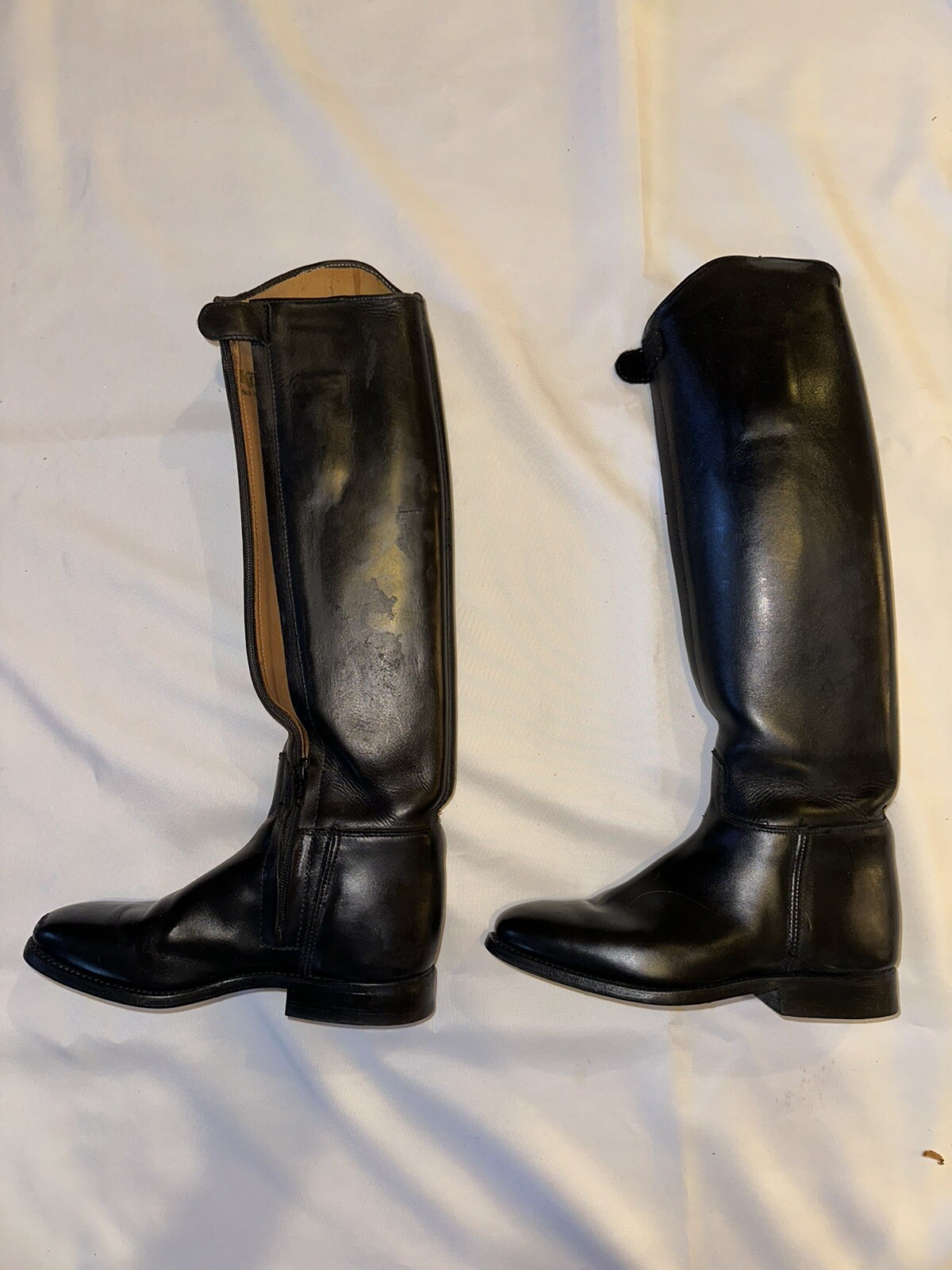 Konig Equestrian Field Dressage Riding Boots Black Le… - Gem