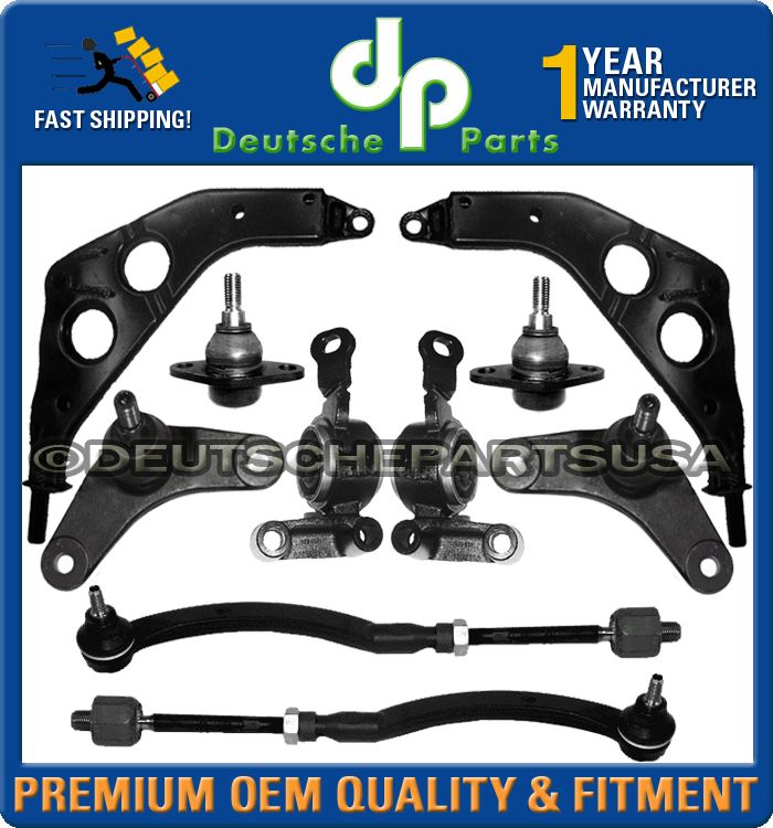 MINI COOPER CONTROL ARM ARMS INNER OUTER BALL JOINT BUSHING BRACKET TIE ...