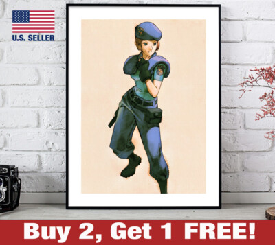 Marvel vs Capcom 2 Poster 18" x 24" Print Jill Valentine MVC2 GameRoom ...