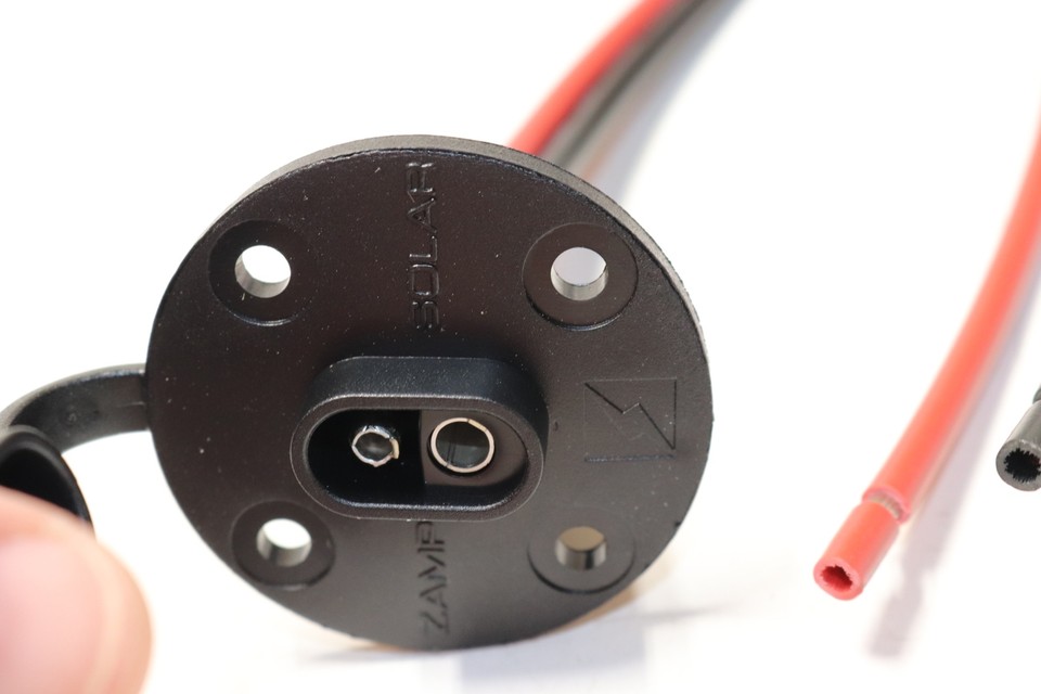 4x Pack Lot Zamp Solar SOLARPORT Waterproof 10AWG Solar Power Inlet ...