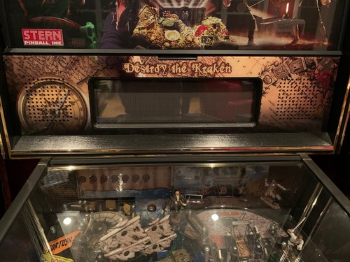 POTC PIRATES CARIBBEAN PINBALL 2006 STERN SPEAKER DISPLAY PANEL SKIN ...