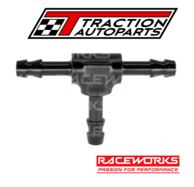 New * RACEWORKS * Hose Fittings - Aluminium BARB JOINERS - TEE - 5mm Barb | eBay Australia