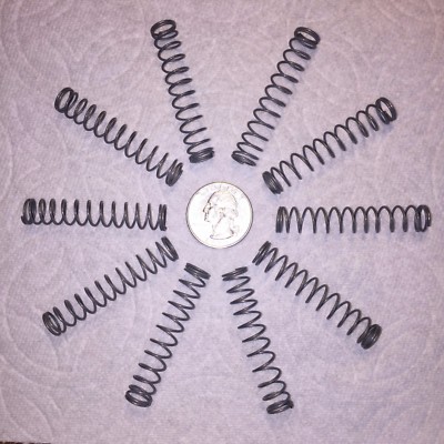 10 Pcs Small Compression Springs 2 in. (50 mm) Long x 3/8 in. (10 mm ...