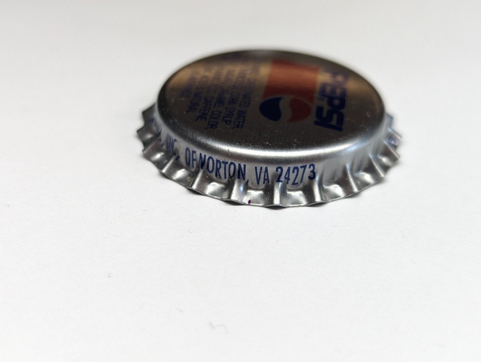 100 Pepsi Cola Silver Bottle Caps Never Used Norton Va. Lot NOS | eBay
