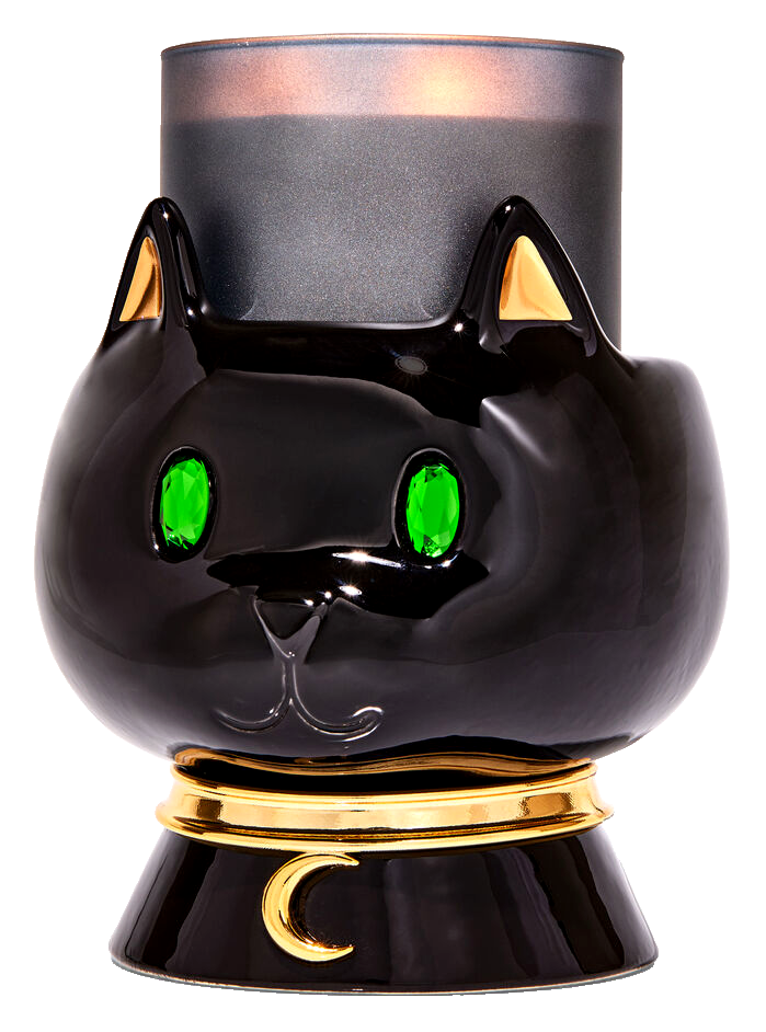 4 Bath & Body Works Black Cat Candle Holder Soap Dispenser Nightlight ...