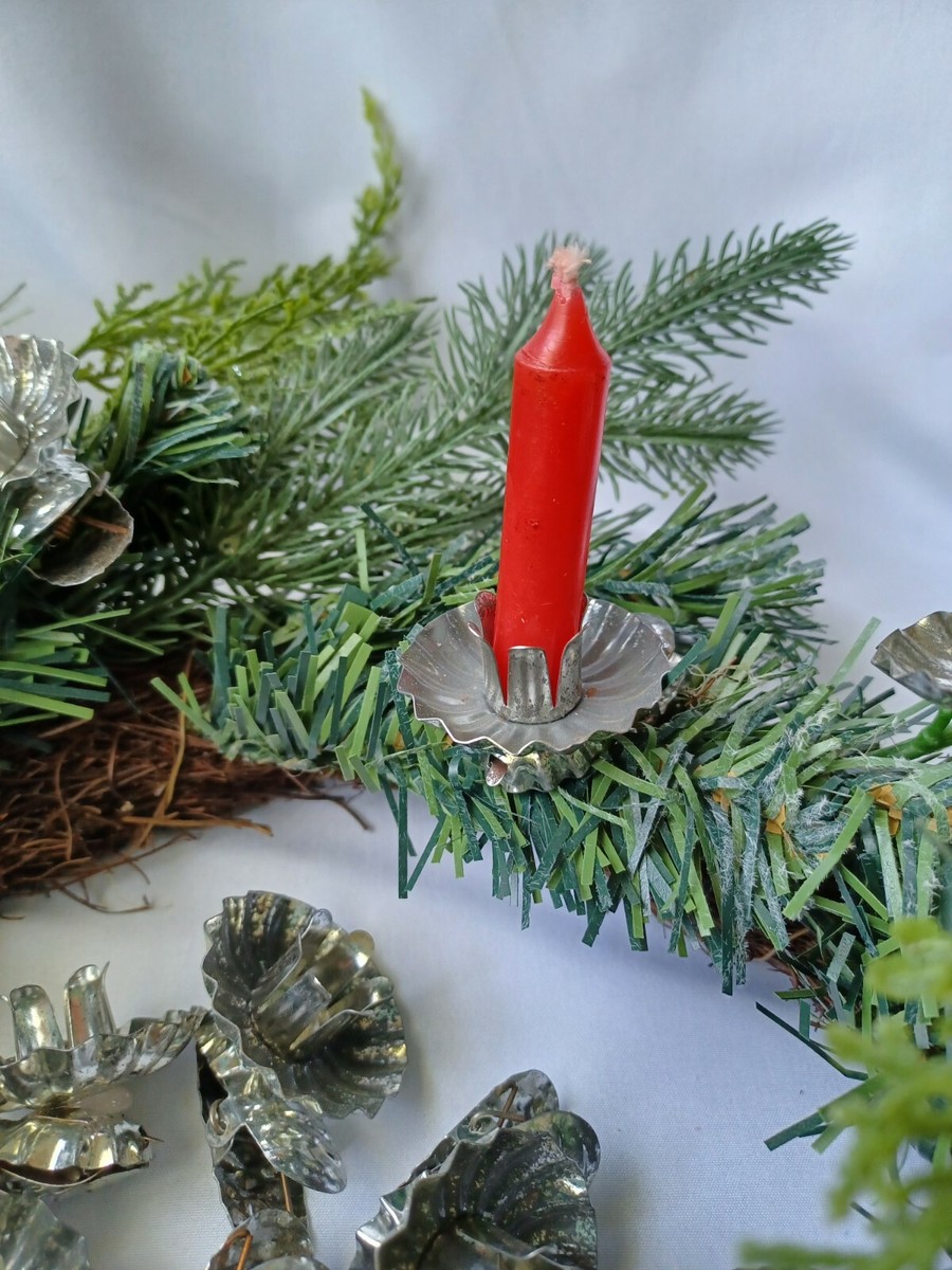 Christmas Tree Candle Clips Glass Christmas Tree 2 Wick Scented Candle