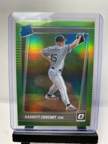 2021 Donruss Optic Baseball GARRETT CROCHET RATED ROOKIE GREEN HOLO #64 ...