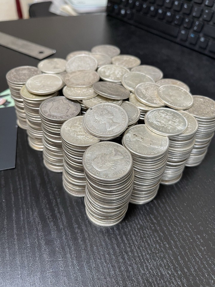 Canadian Silver 50 Cents Half Dollar Coins 80% 1967 Or Earlier (One ...