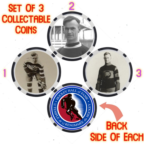 RUSSELL (BARNEY) STANLEY - HOCKEY HALL OF FAME - COLLECTABLE COIN SET ...