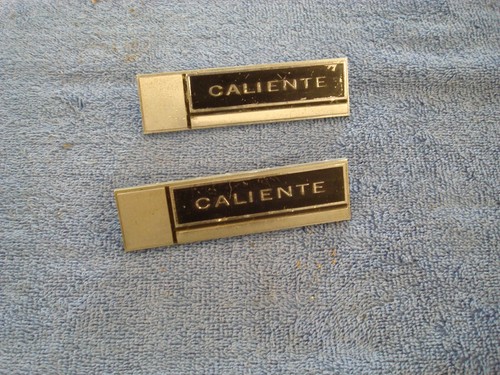 1965 ORIGINAL MERCURY COMET CALIENTE DOOR PANEL EMBLEMS 289 | eBay